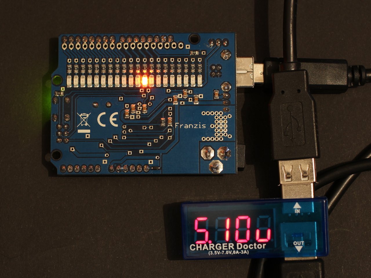USB Voltage Monitor | Blinkenlight